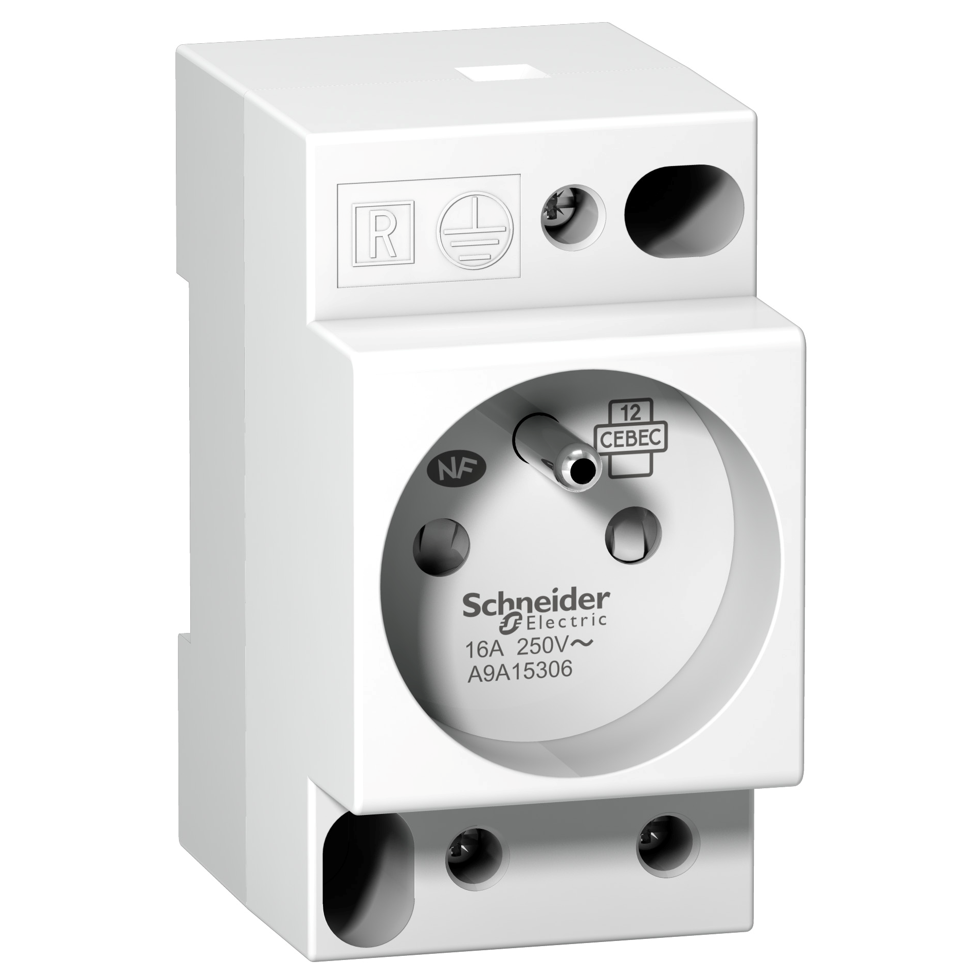 Schneider Electric Steckdose iPC, 2P+E, 16A, 250VAC, NFC 15100 ...